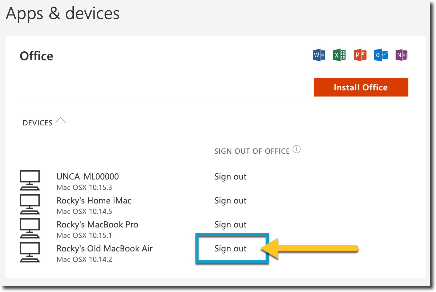 Manage your Office 365 installations