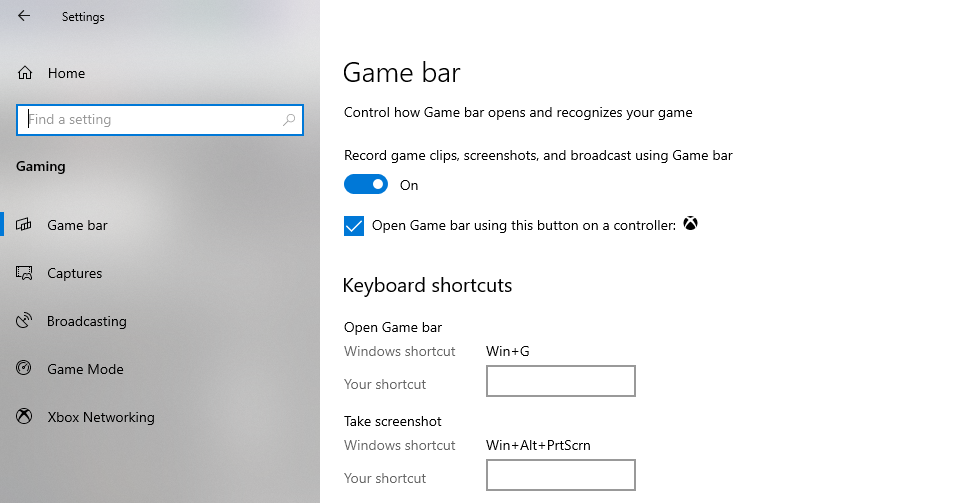 Xbox Game Bar