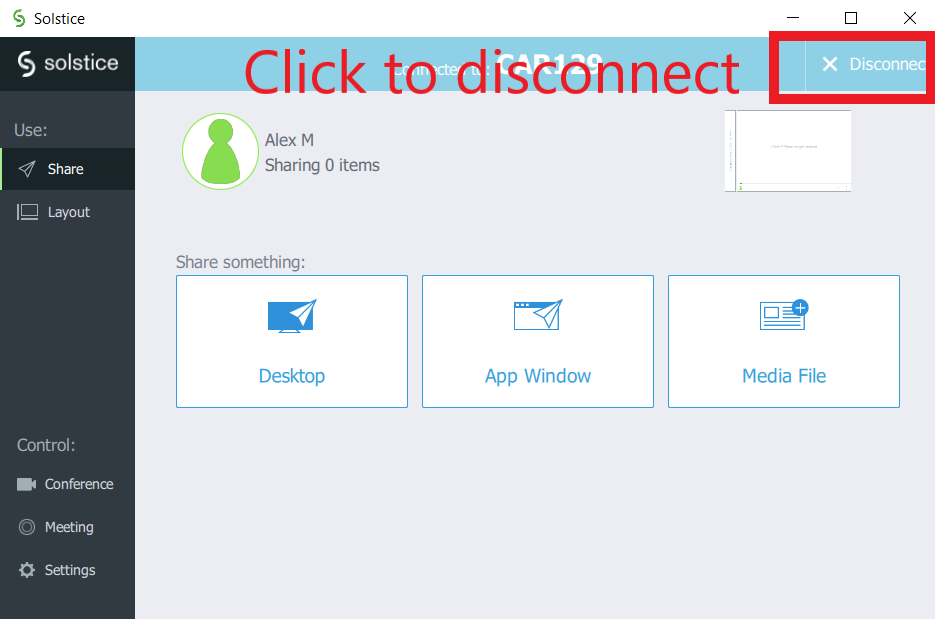 Mersive Solstice Wireless Display Connection