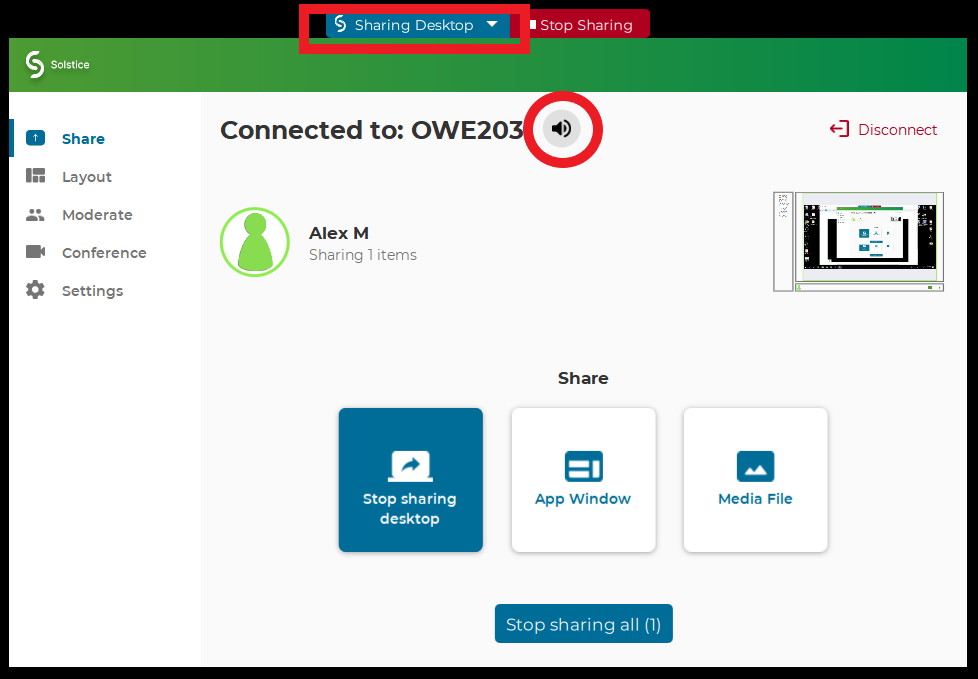 Mersive Solstice Wireless Display Connection