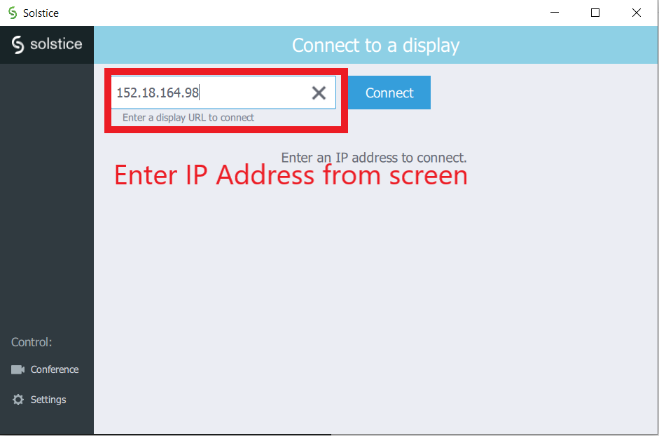Mersive Solstice Wireless Display Connection