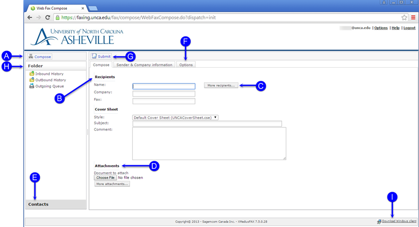 XMediusFAX Web Client