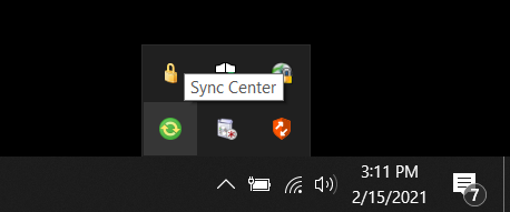 Sync Center - sync files without errors or conflicts