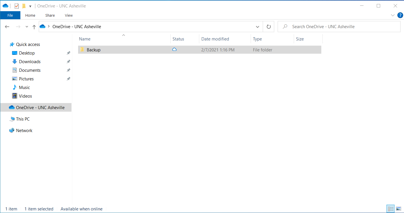 Back up your files with OneDrive on Windows
