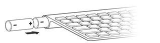Change Batteries in Apple Wireless Keyboard or Mouse