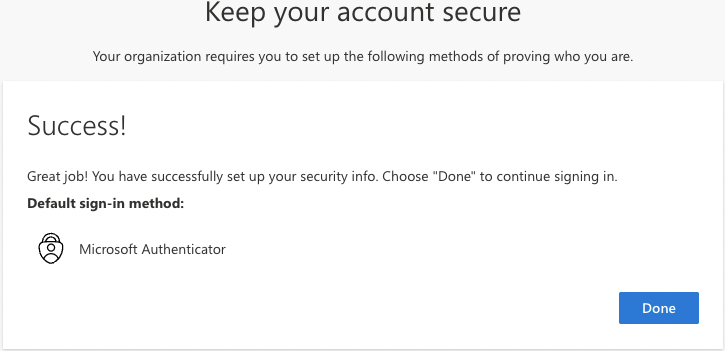 Adding and Managing MFA Methods