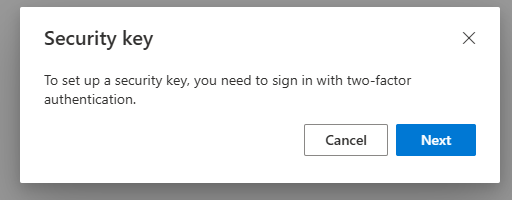 Adding and Managing MFA Methods
