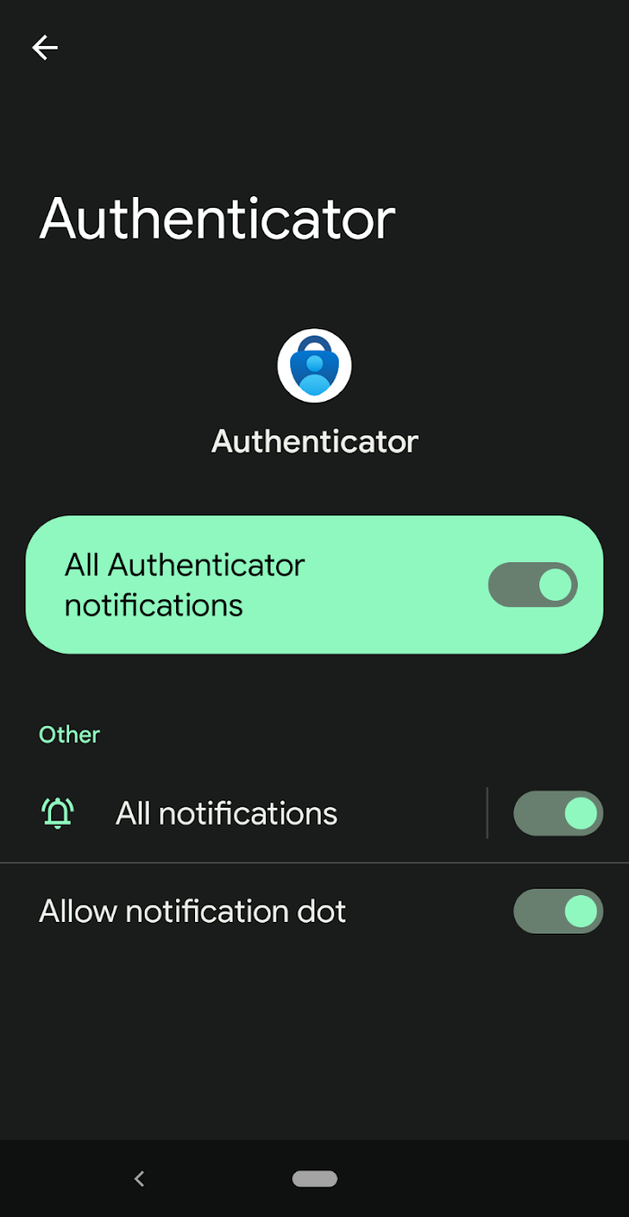 MFA - Notifications